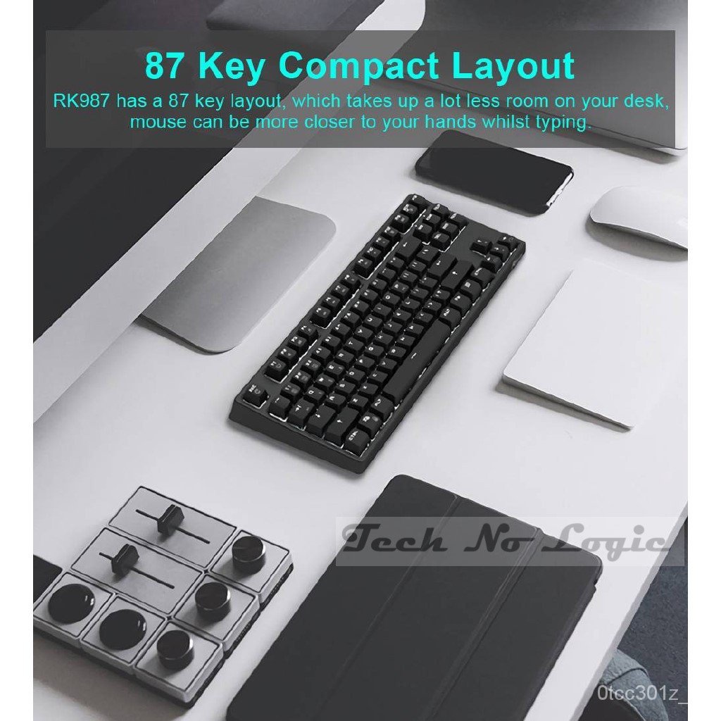 3yxX [KL Ready Stock] Royal Kludge RK987 Real Mechanical Keyboard ...