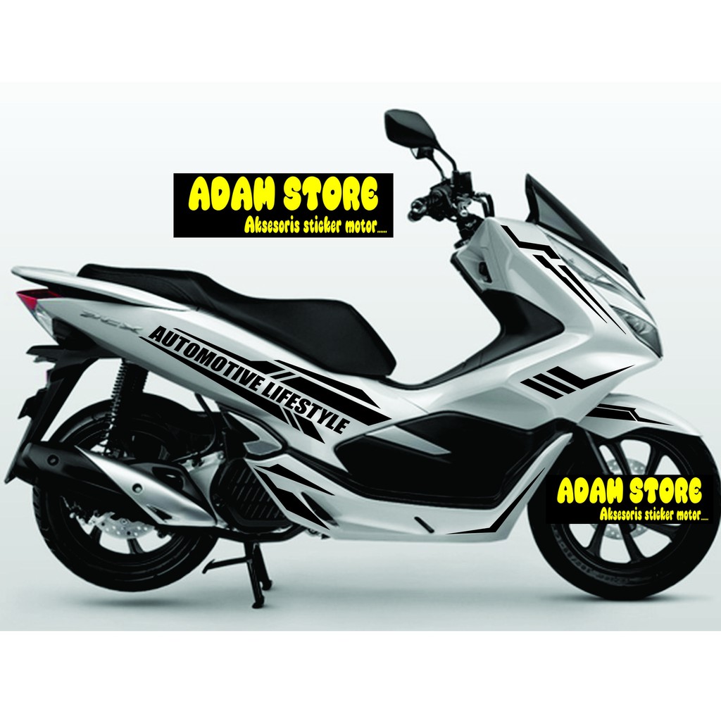 สติ๊กเกอร์ตัดมอเตอร์ Pcx สําหรับตกแต่งรถจักรยานยนต์ Honda Pcx - adam ...