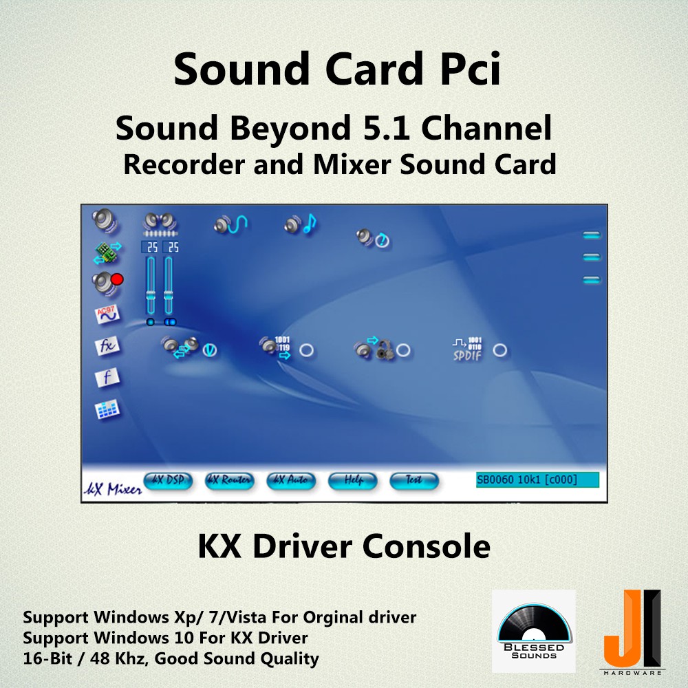Sound Card Sound Beyond SB0060 5.1 Channel (PCI) NEW - jihardware ...