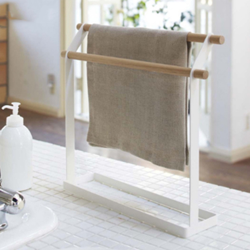 {Northern European-Style Iron Art Towel Rack Kitchen Rags Rack Bathroom ...