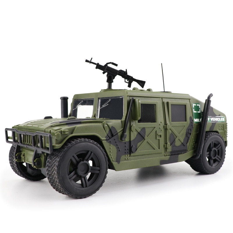 1:16 cars toy modern military weaon diecast hummers armored car model ...