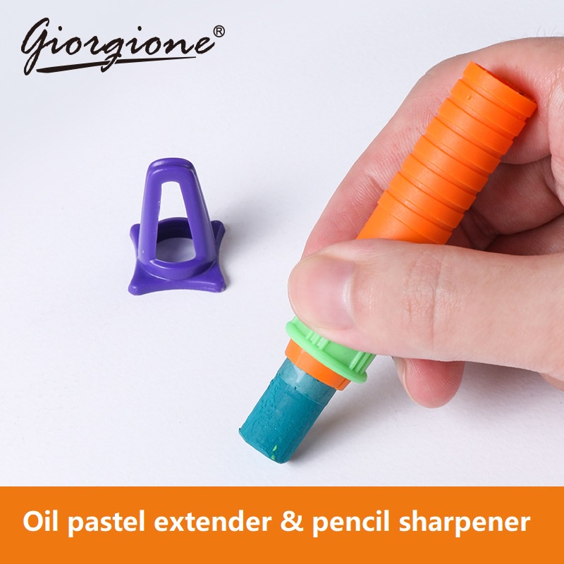 Oil pastel extender pen sleeve life extender crayon heavy color crayon ...