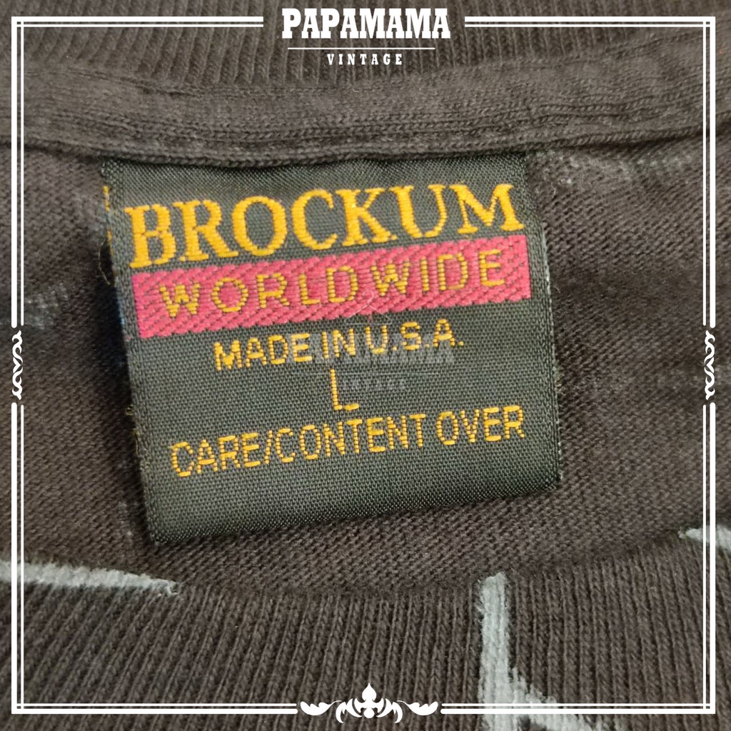 METALLICA OVP all over print tag BROCKUM made in USA เสื้อวง เสื้อทัวร์ ...