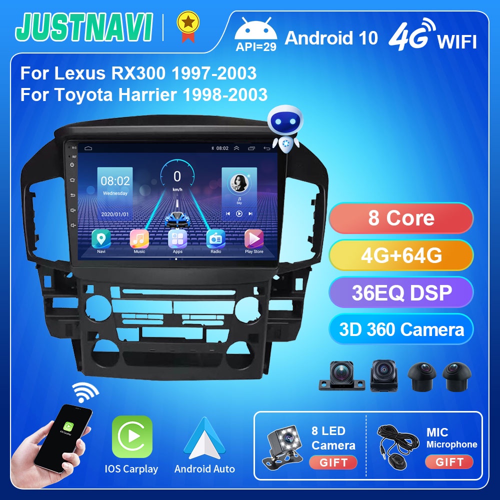 Ready StockJUSTNAVI 9quot For Lexus RX300 1997 - 2003 For Toyota ...