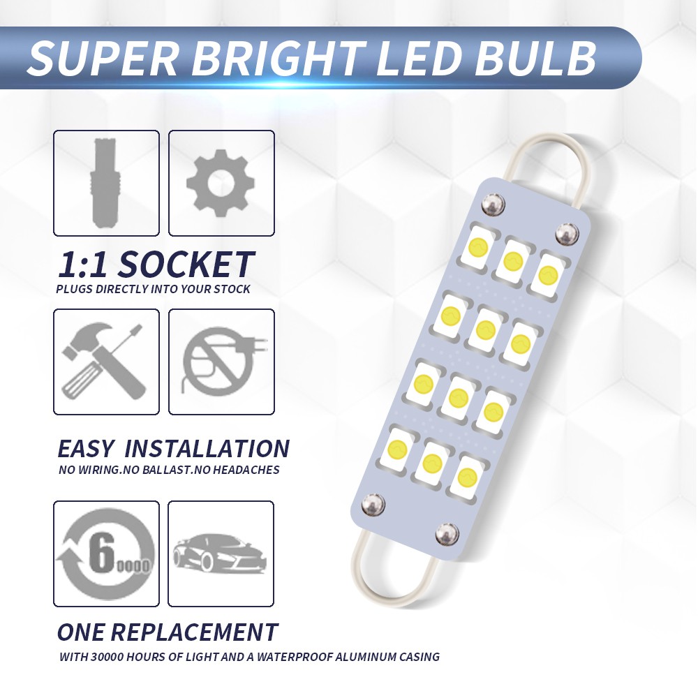 หลอดไฟ Led Canbus สําหรับติดภายในรถยนต์ 561 562 567 564 - meiqi1.th ...