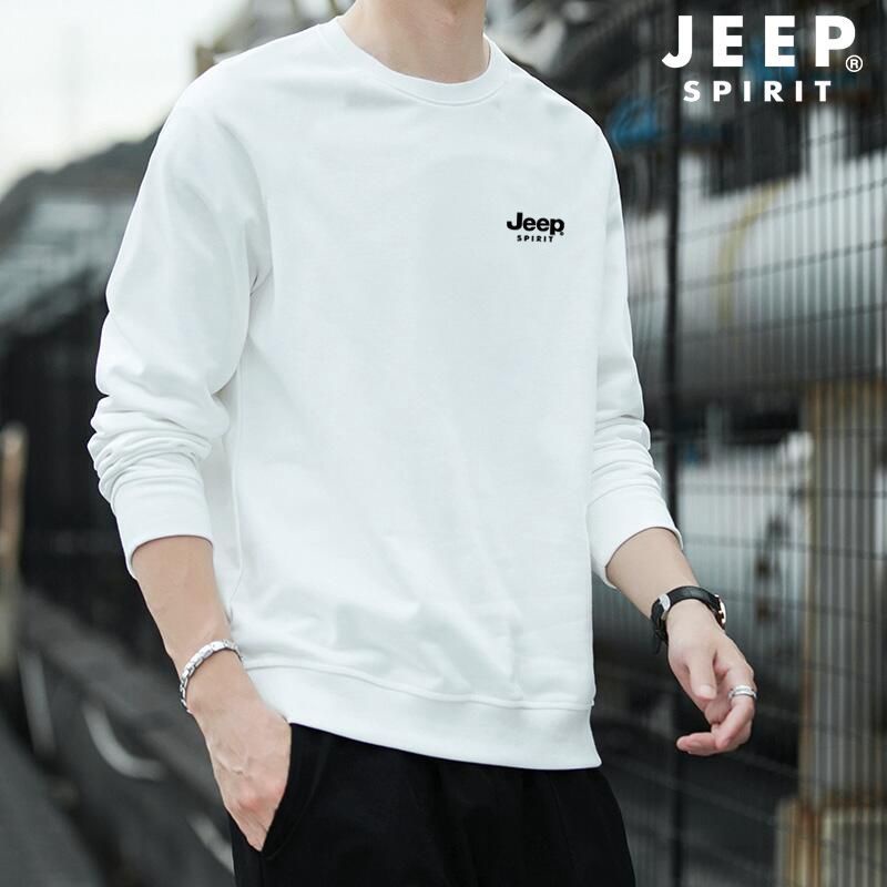 Jeep Sweater Man 2021 Autumn New Trend Handsome Loose Long Sleeved T