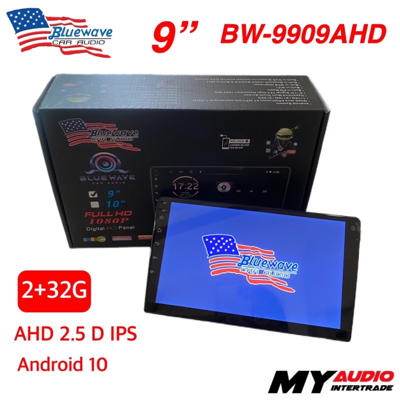 BLUEWAVE จอแอนดรอย 9นิ้ว ram 2 rom 32 Android 10 BW-9909 AHD - namon69 - ThaiPick