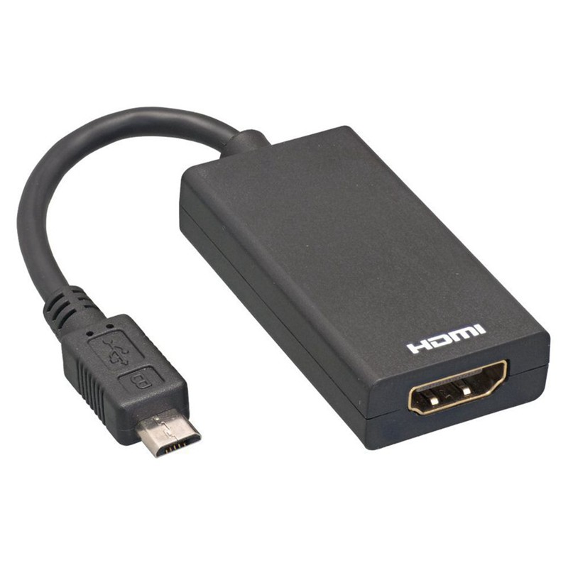 Micro-USB To HDMI Adapter For TV Monitor 1080P HD Audio Cable And HDMI ...