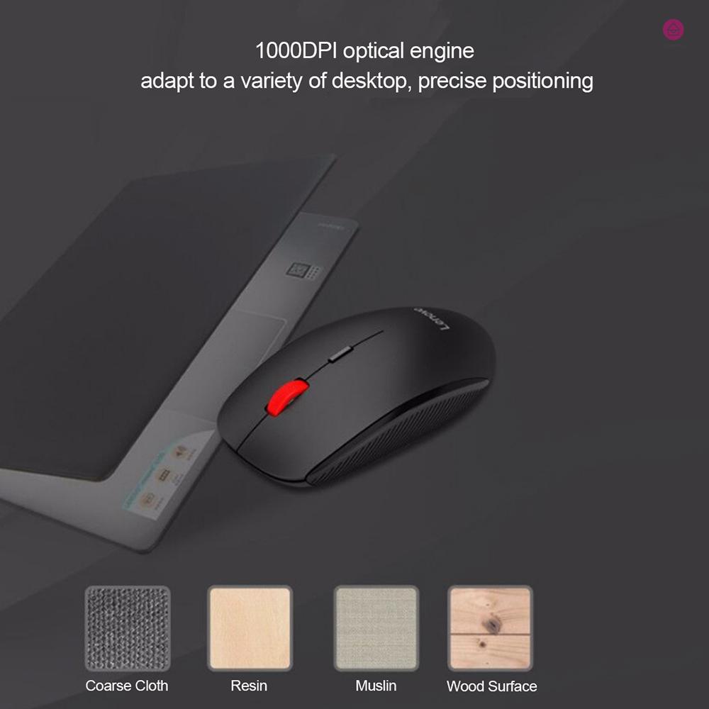 Lenovo N911 Pro เมาส์ไร้สาย 1000Dpi 2.4G แบบพกพาสําหรับคอมพิวเตอร์แล็ป ...