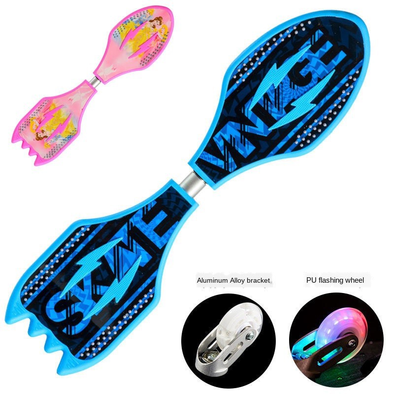 Scooter Children and Teenagers Vitality Board Flash Skateboard Two ...