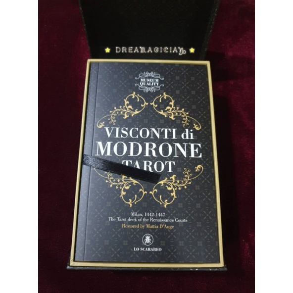 Visconti Di Modrone Tarot ไพ่ยิปซีคลาสสิคเคลือบทอง ไพ่ยิปซีแท้ลดราคา ...