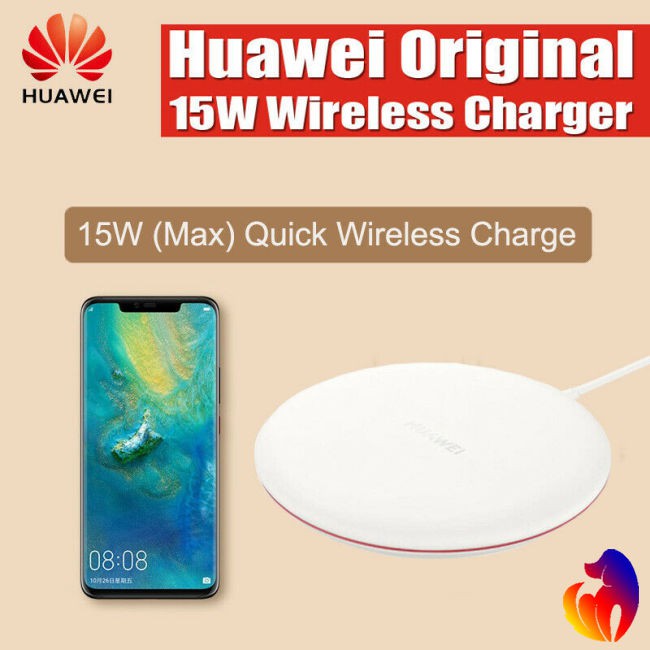 Huawei Fast Qi Wireless Charger Charging Pad 15W for Mate20 Pro RS iPhone - blackhole0.th - ThaiPick