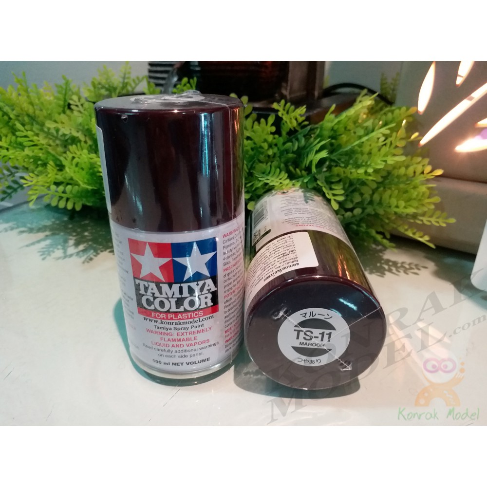 สีสเปย์ Tamiya TS-11 MAROON 100ML | Shopee Thailand
