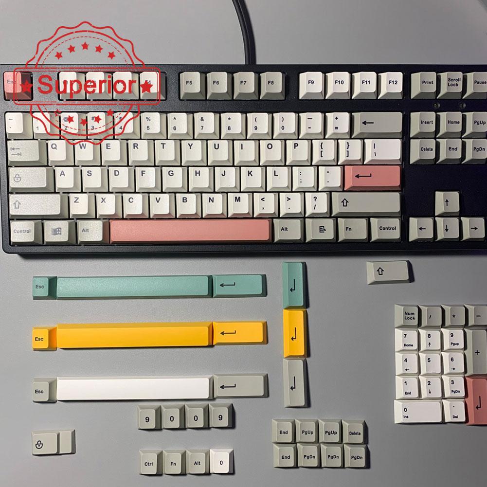 126pcs 9009 Key Original Height Cap Retro Sublimation Material ...