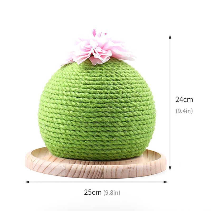 Funny Cactus with Flower Cat Scratching Board pet Scratch Post Cat ...