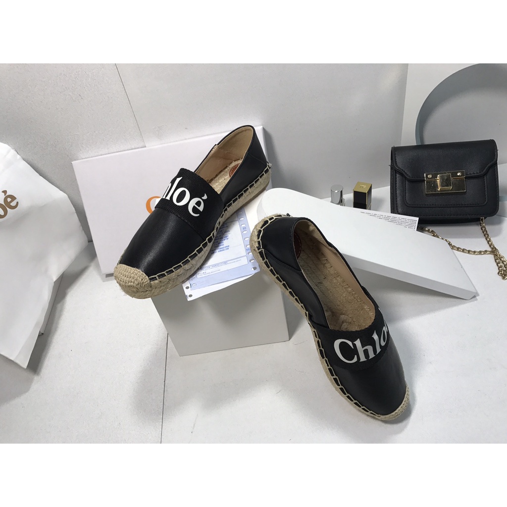 [COD] ☼CHLOE 2021 ใหม่ Slip-On รองเท้าลำลอง Woody Flat Mules Women ...
