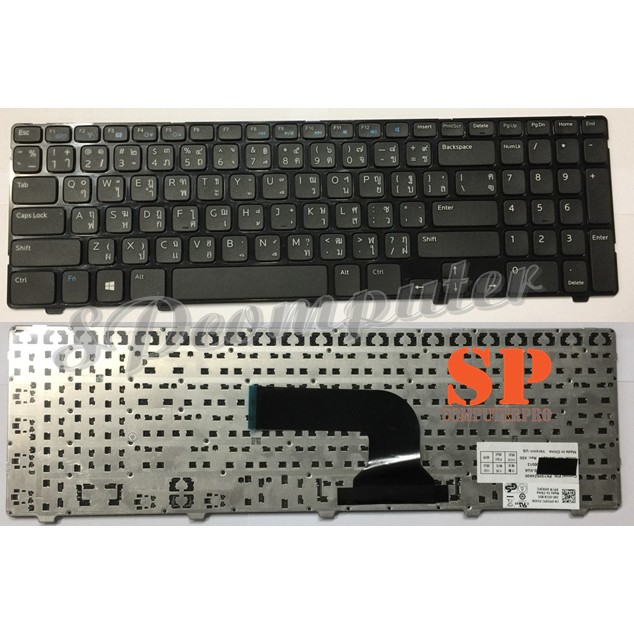 KEYBOARD DELL คีย์บอร์ด DELL Inspiron 15 3521 3537 5521 5537 5528 ...
