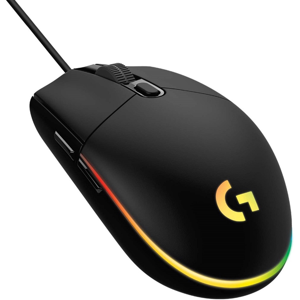 เมาส์เกมมิ่ง Logitech G102 Light มีไฟ RGB ที่ปรับแต่งได้ ปุ่มตั้ง ...