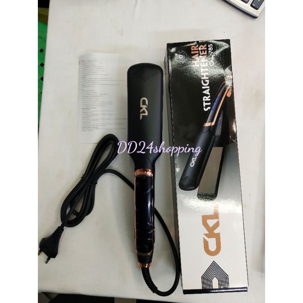 เครื่องหนีบผมCKL-785รุ่นใหม่ปรับอุณหภูมิได้มีมอก.หนีบเรียบเงางามถนอมเส้นผมรูปทรงสวยงามสดุดตาที ...