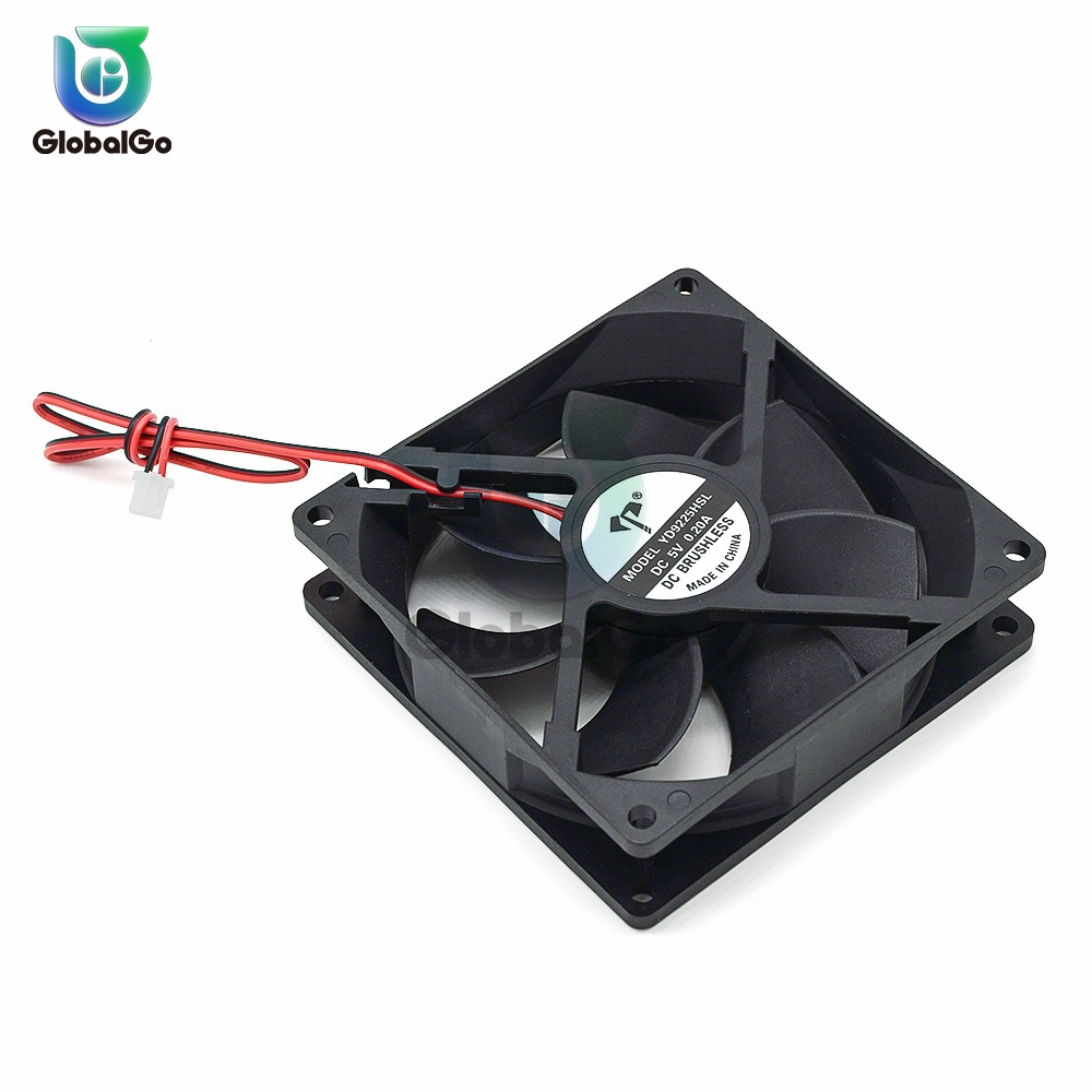 นัดหมาย5V 12V 24V 48V 92mm 120mm 9225 12025 SleeveBall Cooling Fan FG PWM USB 2PIN 3PIN 4PIN DC ...