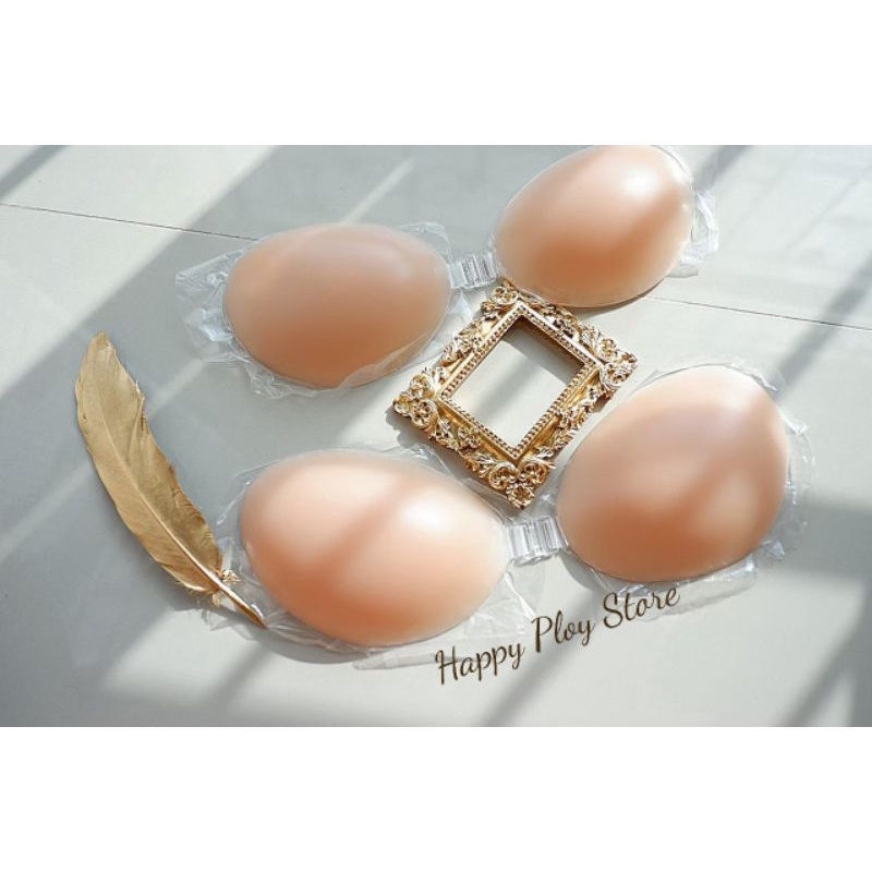 บรากาวซิลิโคนเนื้อแมทสีนู๊ด Silicone Bra (ปิดสีจุกนม 100) Happy Ploy Store - happyploystore ...