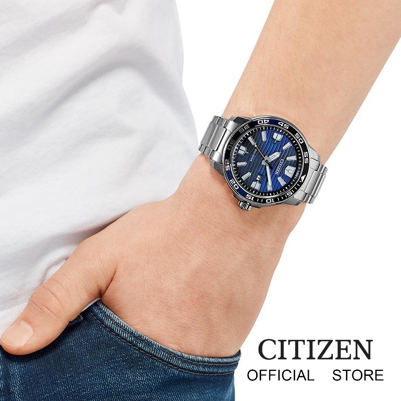 CITIZEN Eco-Drive AW1525-81L Mens Watch ( นาฬิกาผู้ชายพลังงานแสง ...