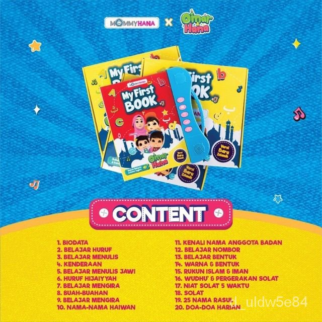 Latest style2021ORI HQ My First Book Mommy Hana My Islamic Book Magic ... Latest style2021ORI HQ My First Book Mommy Hana My Islamic Book Magic ...