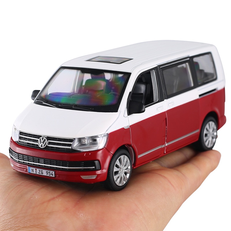1:32 VW T6 MULTIVAN MV Simulation Model Toy Car Alloy ull Back Children ...