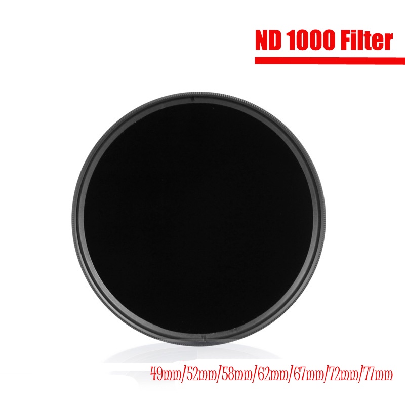 Neutral Density Nd Filter Nd1000 Filtors Nd 1000 49mm 52mm 55mm 58mm ...
