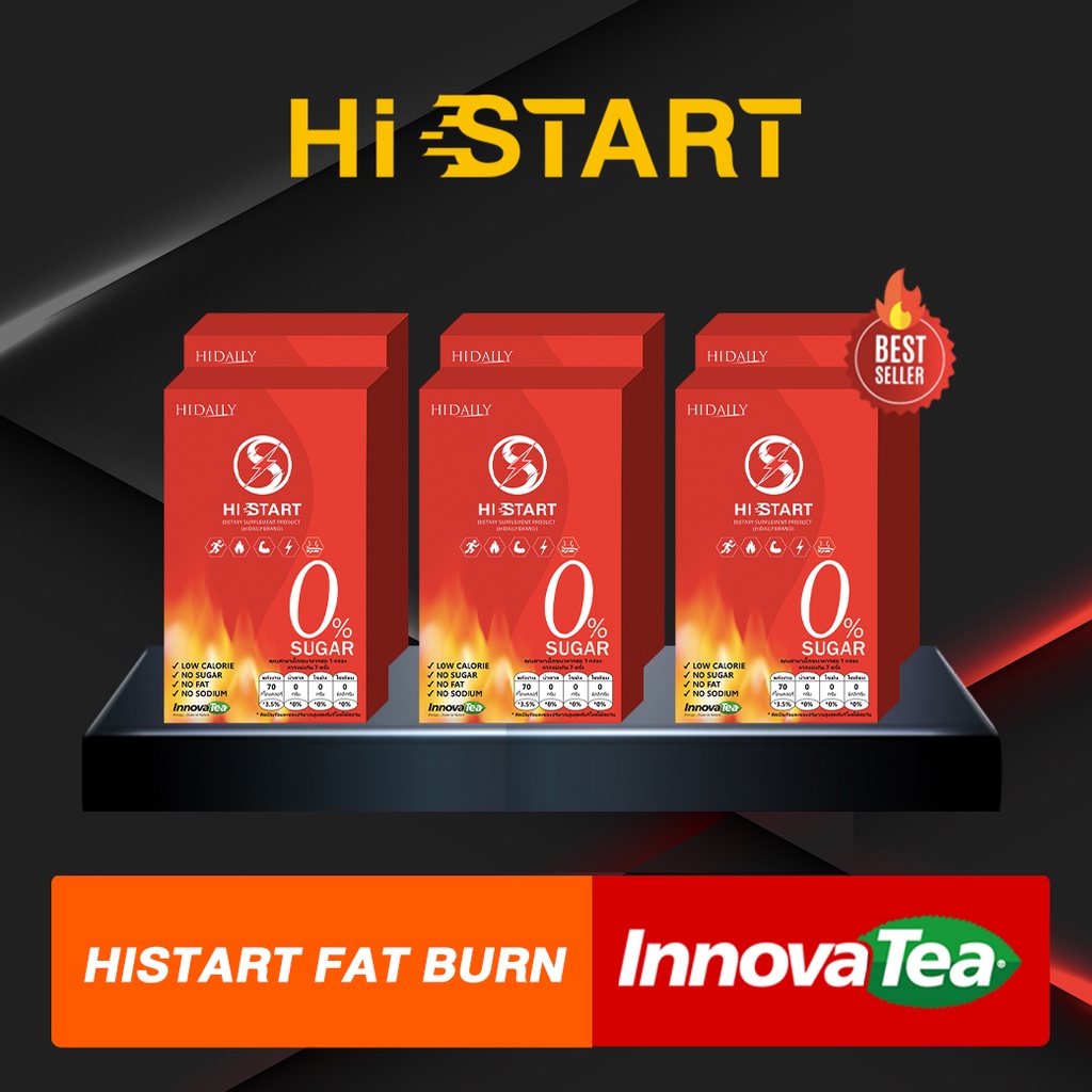 Histart 6 กล่อง Set 42 วัน เพิ่มการเผาผลาญระหว่างวัน ออกกำลังกายได้นาน อึดไม่เหนื่อยล้า สัดส่วน ...