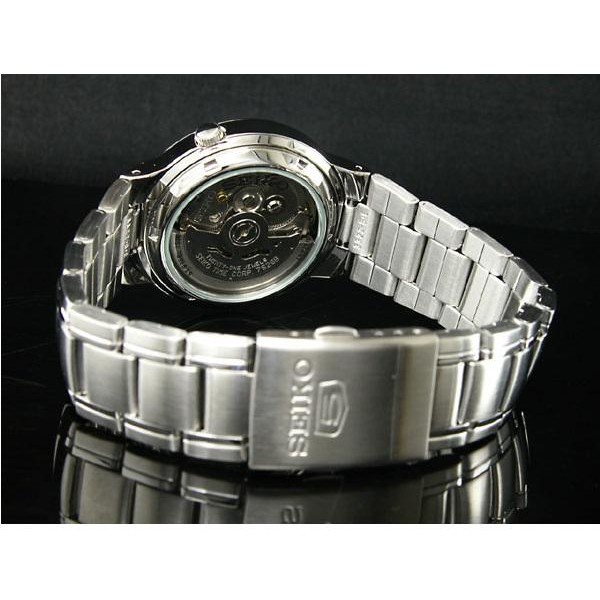 SEIKO 5 Automatic รุ่น SNKA07K1 นาฬิกาข้อมือผู้ชาย สายสแตนเลส หน้าปัดสี ...