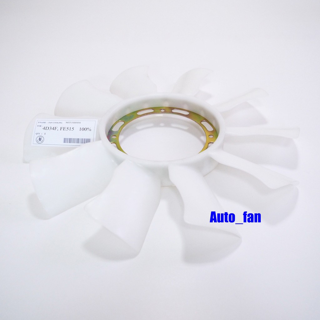 ใบพัดลมหม้อน้ำรถมิตซูบิชิ MITSUBISHI 4D34-F ฟรีปั๊ม FE515 FB511 4M40 ...