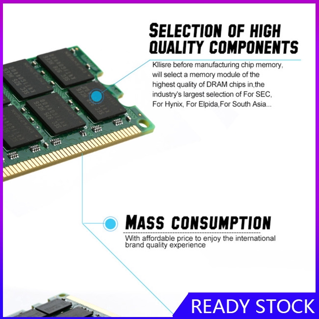 เมมโมรี่การ์ด Ddr 2 4 Gb Ram 800 Mhz Pc 2-6400 Desktop Pc Dimm 240 Pins ...