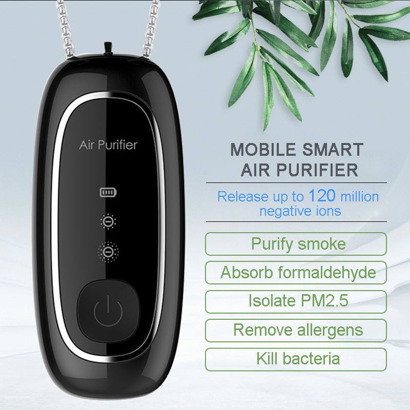COD Mini Air humidifier Sanitizer Fashion Personal Wearable Purifier ...