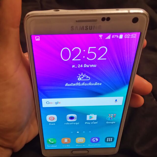 โทรศัพท์มือถือ2 สภาพใหม่มาก Samsung Galaxy Note4 มือ2 ราคา6,500 | Shopee Thailand