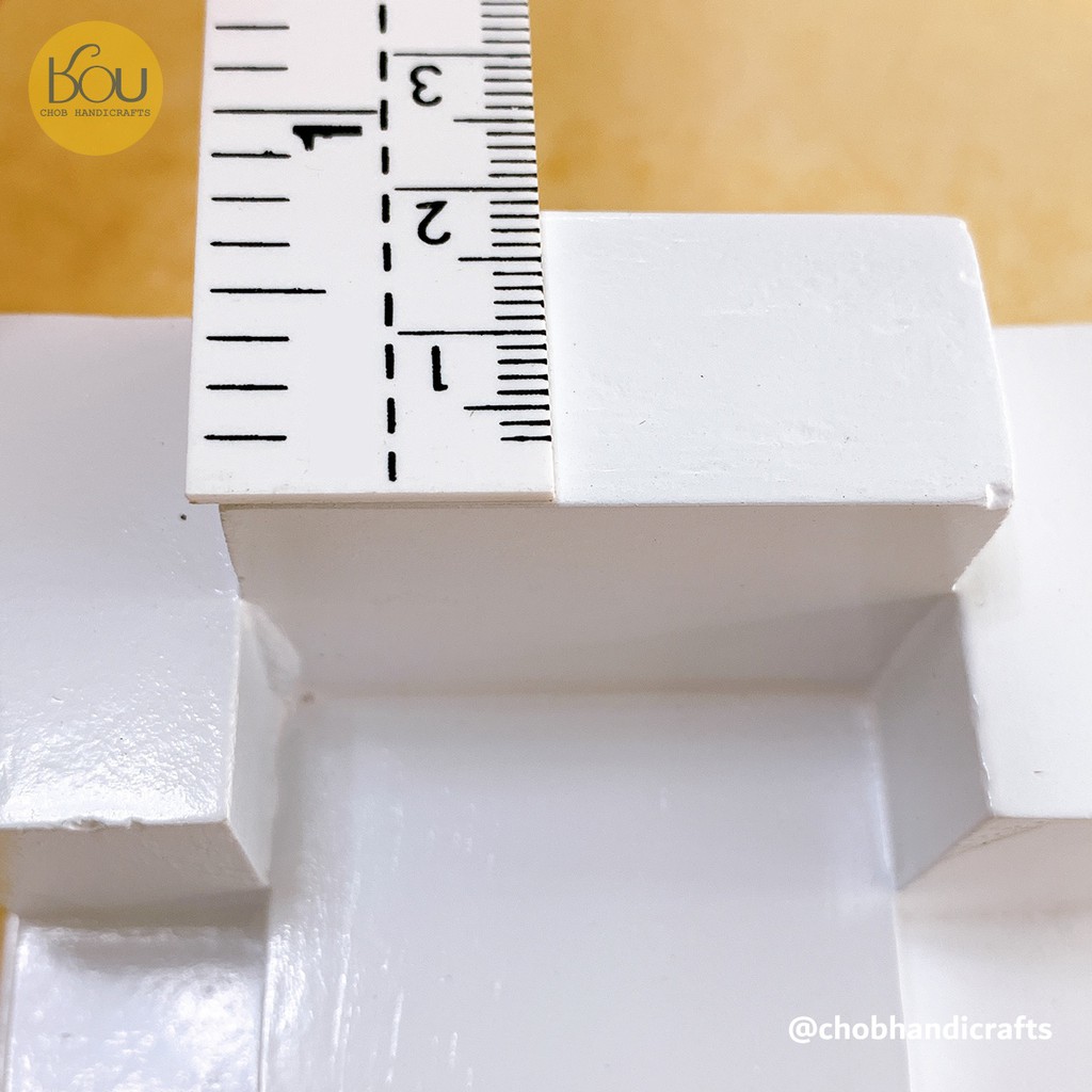 baanchan14 ของจิ๋ว โต๊ะหมู่บูชาพระ ฐานวางพระ แท่นวางพระ สีขาว โต๊ะไม้ โต๊ะหมู่บูชา ไม้ขนาดเล็ก ...