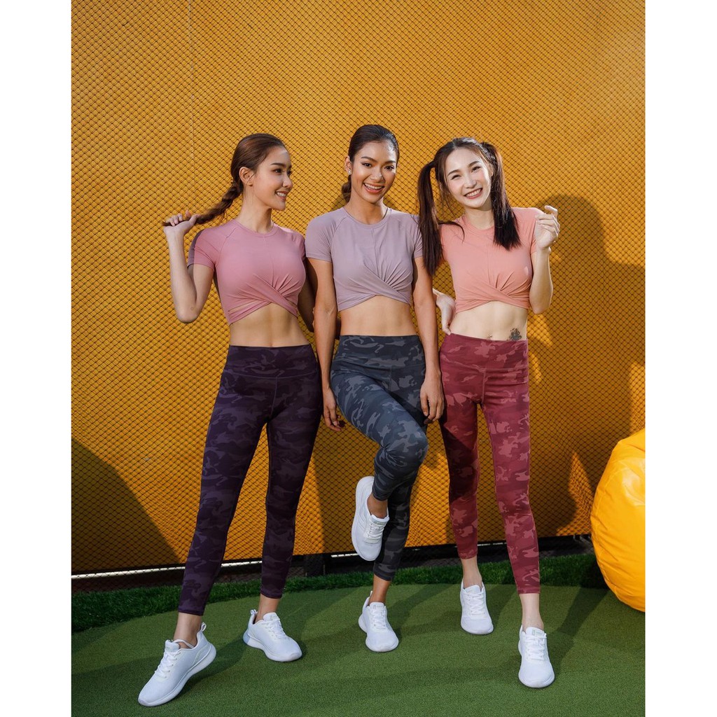 Army crop top set S,M,L,XL | Shopee Thailand