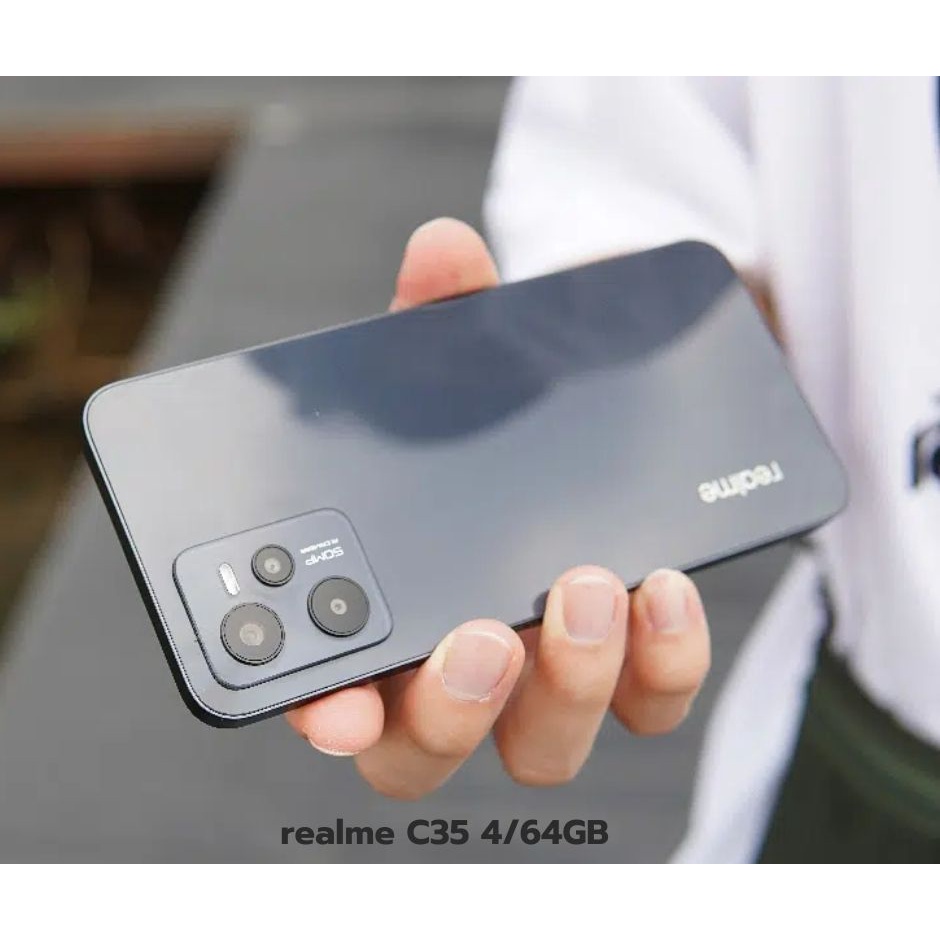 โทรศัพท์มือถือ realme C35 - เรียวมี หน้าจอ 6.6 นิ้ว Ram 4GBRom 64GB รับ ...