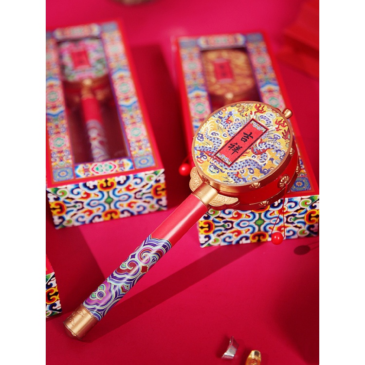 Traditional Rattle Drum Infant Children Hand Swinging Tambourine Gift ...