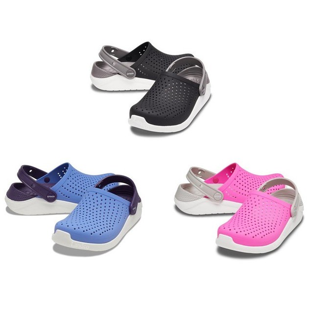 Crocs Collection รองเท้าแตะ รองเท้าแบบสวม สำหรับเด็ก I Literide 205964 ...