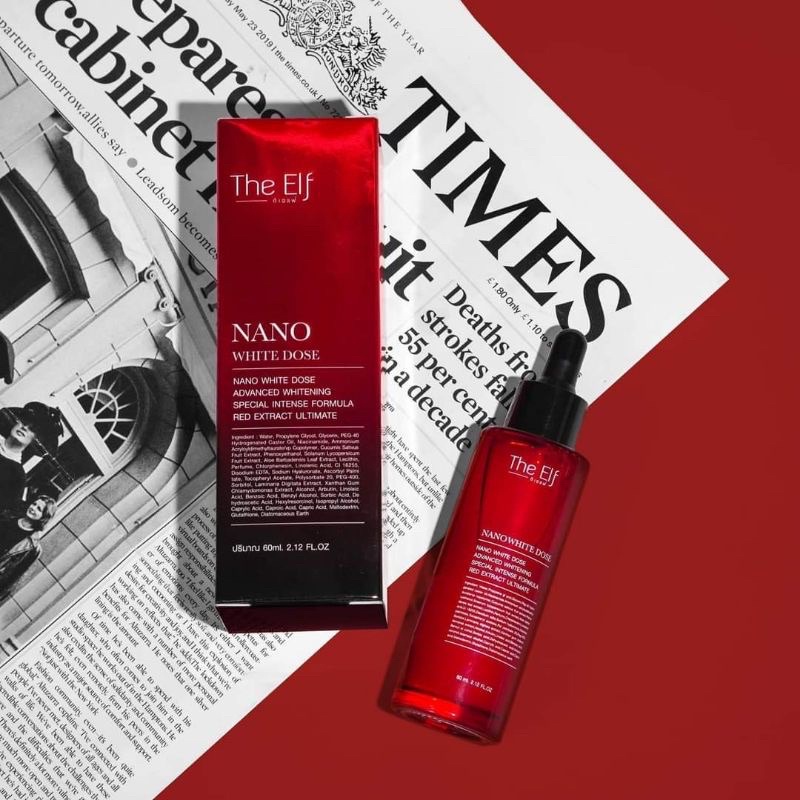 พร้อมส่ง️The Elf Nanoนาโนไวท์โดส หัวเชื้อโดสผิวขาวใส
