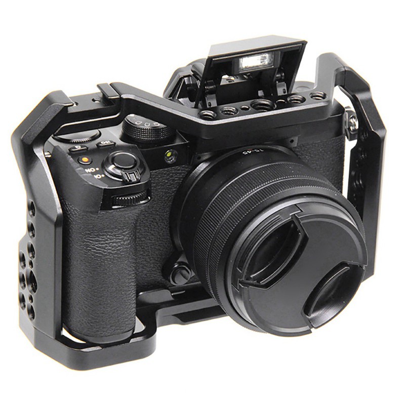 ღღDSLR Camera Cage Aluminum Alloy Housing Case Cold Shoe Camera ...