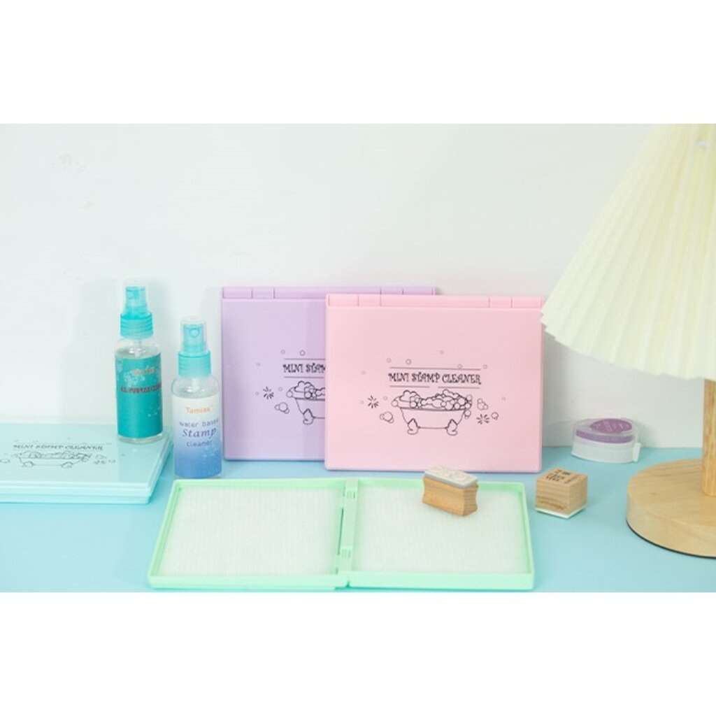 แผ่นทำความสะอาดตรายาง Mini stamp cleaner pad | Shopee Thailand