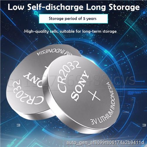 5pcs al Sony 3v Cr2032 Cr 2032 Dl2032 Ecr2032 5004lc Kcr2032 Br2032 ...