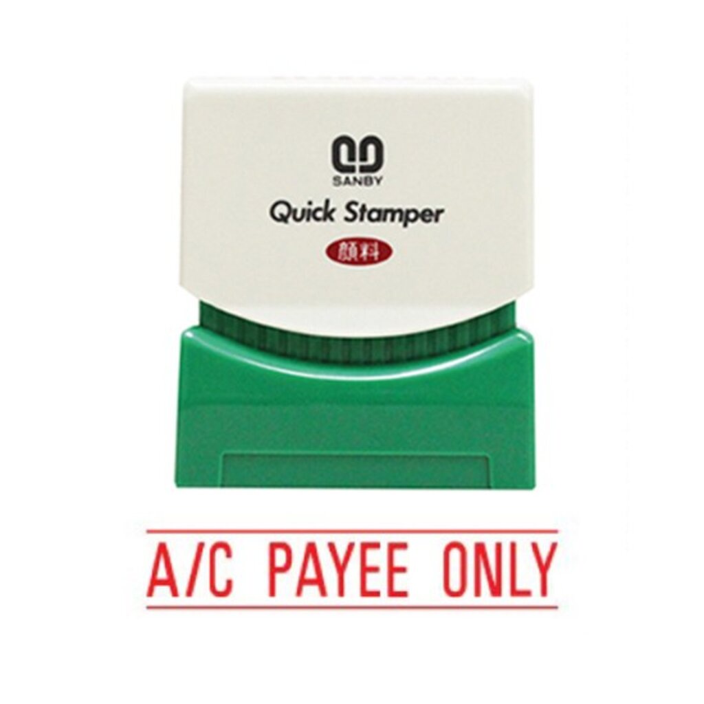 ตรายางหมึกในตัว (A/C PAYEE ONLY) ซันบี้ SANBY A-2 | Shopee Thailand