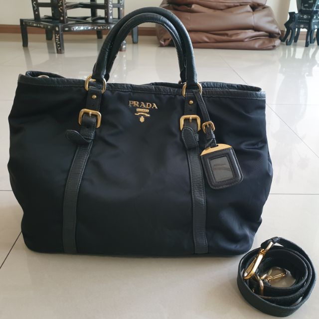 Prada BN1841 nylon สีดำ สภาพ 90% - twee.tip - ThaiPick