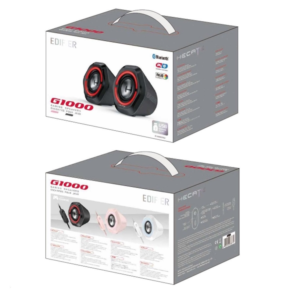 EDIFIER GAMING SPEAKER G1000 (2.0) WHITE ลำโพงบูลทูธ (เวอร์ชั่นภาษา ...