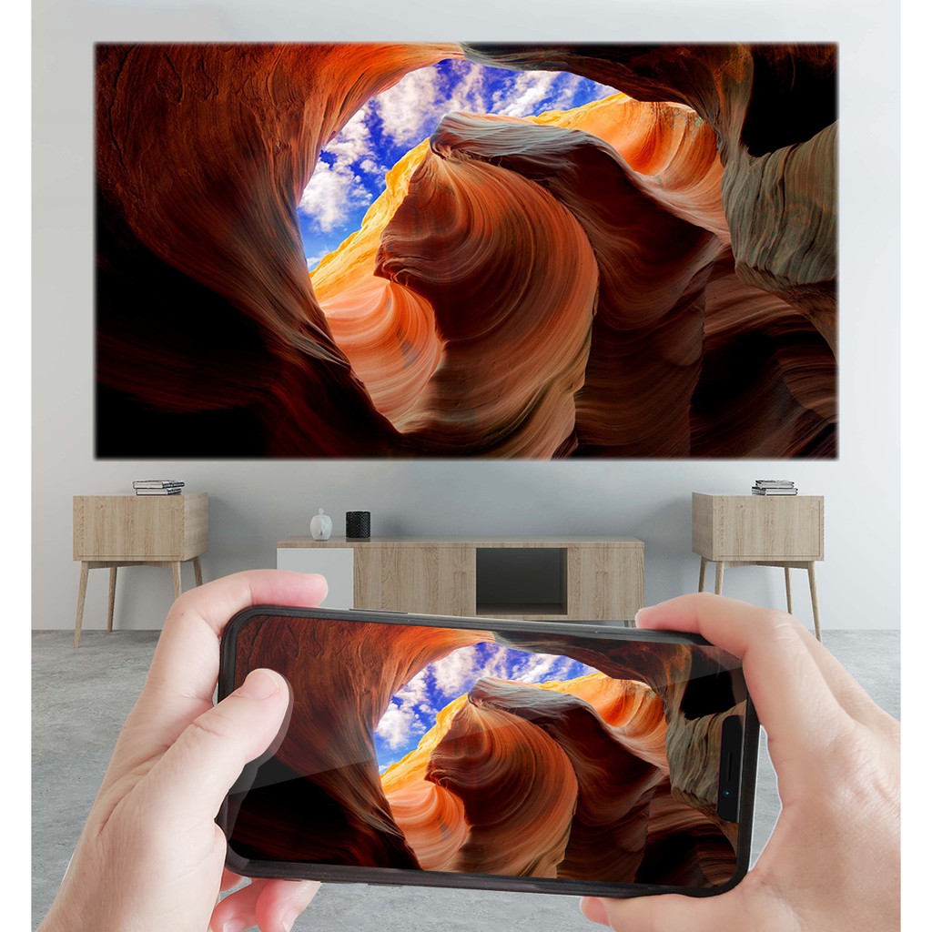 ALSTON W5 HD Projector 4000 Lumens Android WIFI Bluetooth Portable Home ...