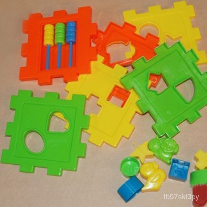 【Hot sale】Multi-color Baby Math Square Blocks Multifunction Early ...