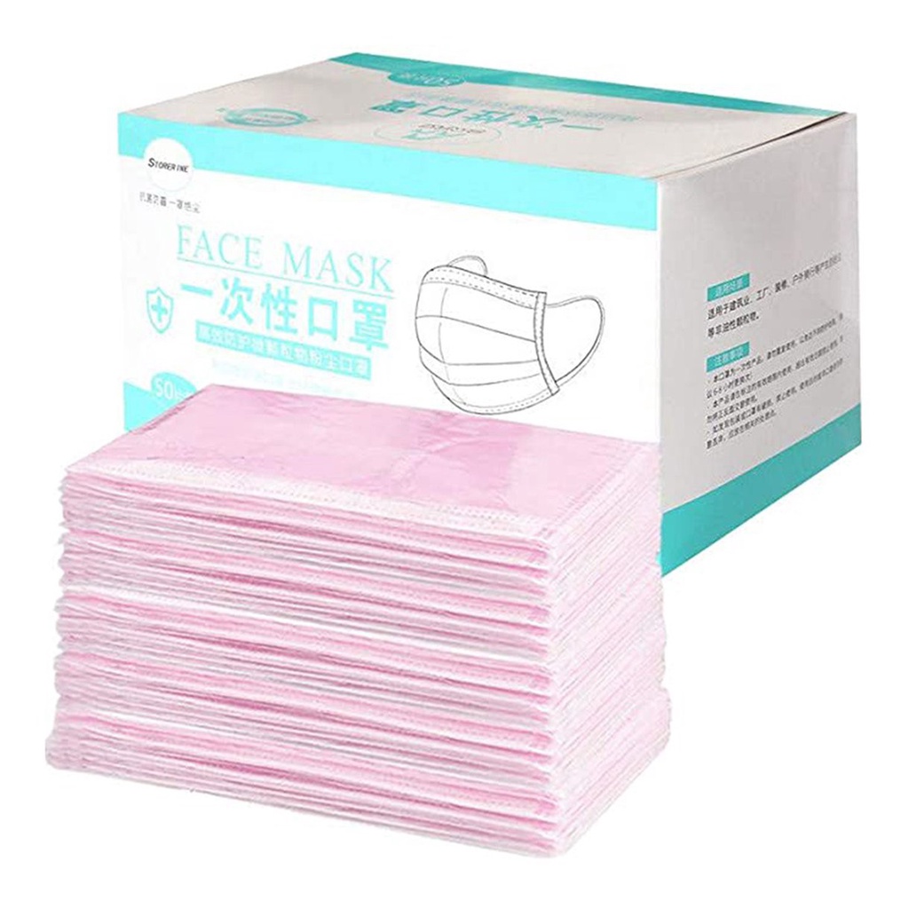 +I White Protective Masks Face Shield Three Layer Protective Respirator ...